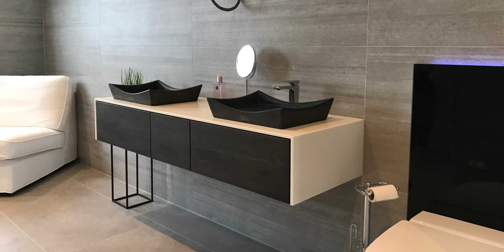 Benkeplater i Corian® og heltre - Morild InterDesign